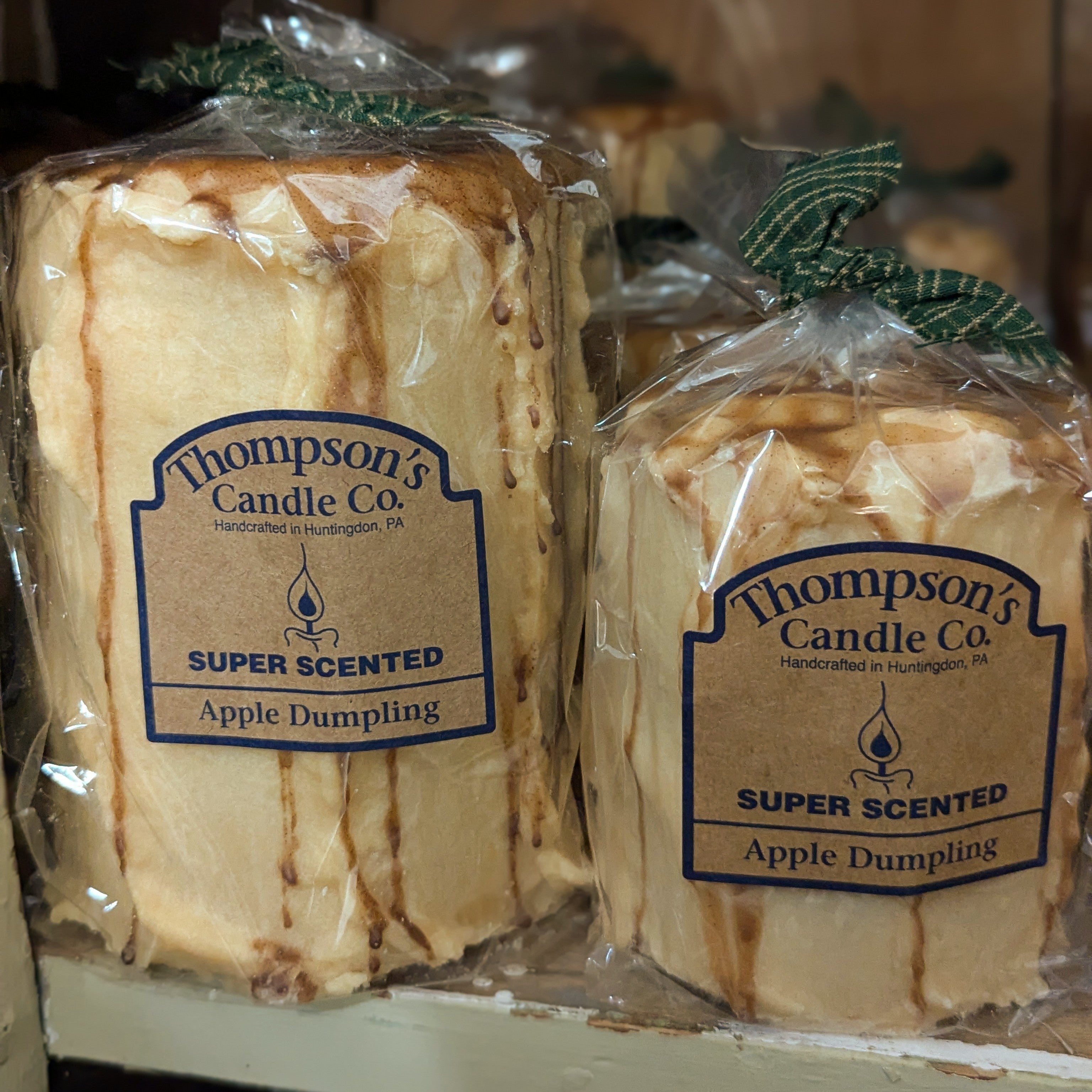 Apple Dumpling Thompson Pillar Candle – The Purple Painted Lady