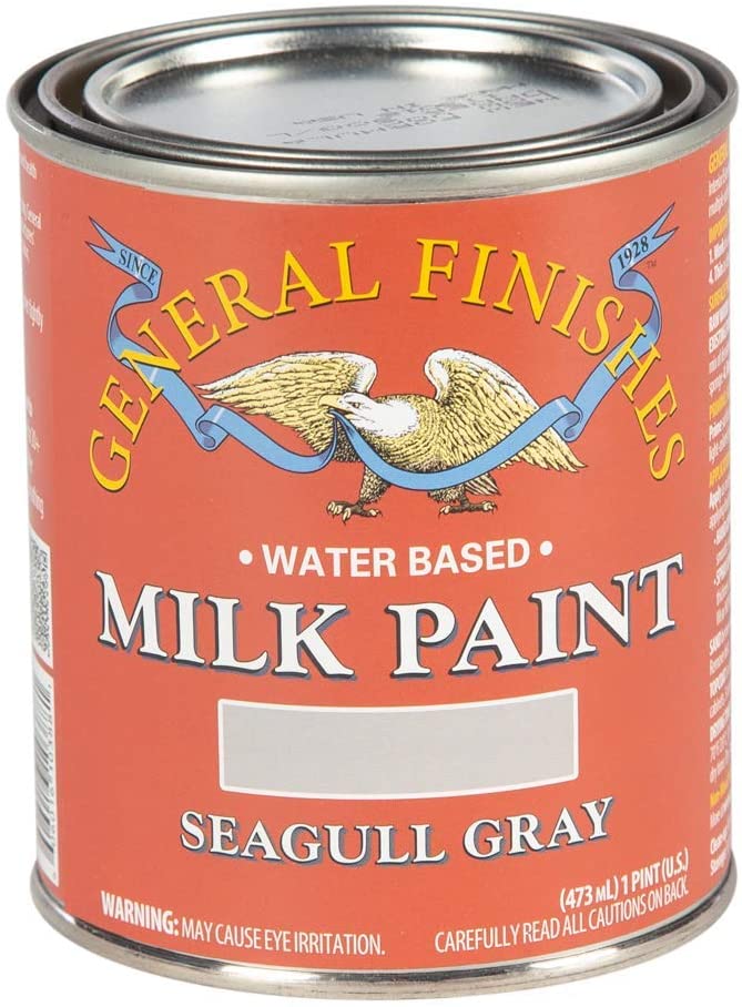 General Finishes Water Based Milk Paint - Seagull Gray – The Purple ...